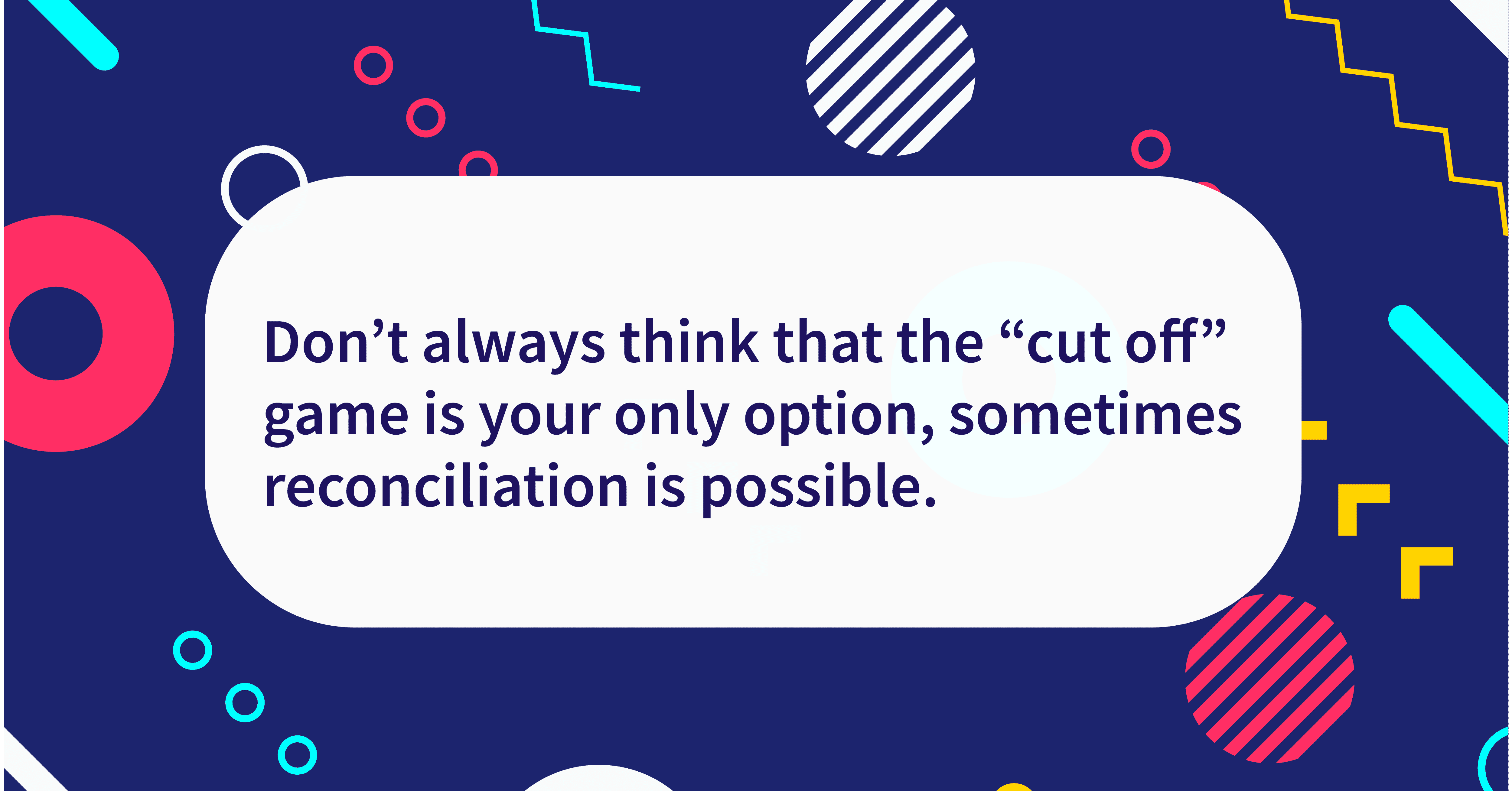 Recovery Quotes: The Cut-off Game - Reach Out Recovery