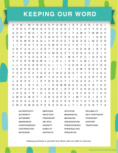 Keeping Our Word - Reach Out Recovery