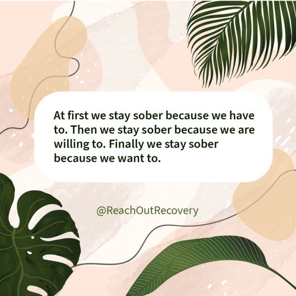 Sober Quote: Staying Sober - Reach Out Recovery
