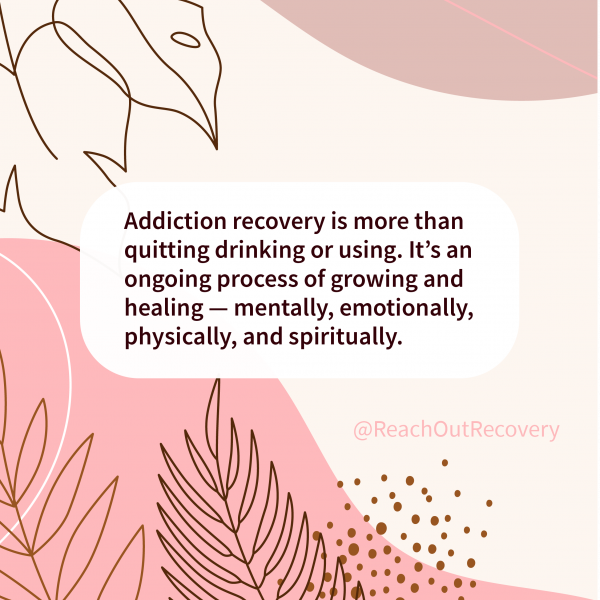 Sober Quote: Growing And Healing - Reach Out Recovery